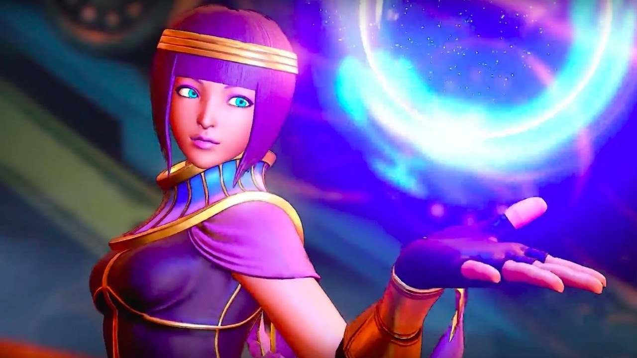 Street Fighter 5 Official Menat Reveal Trailer - YouTube