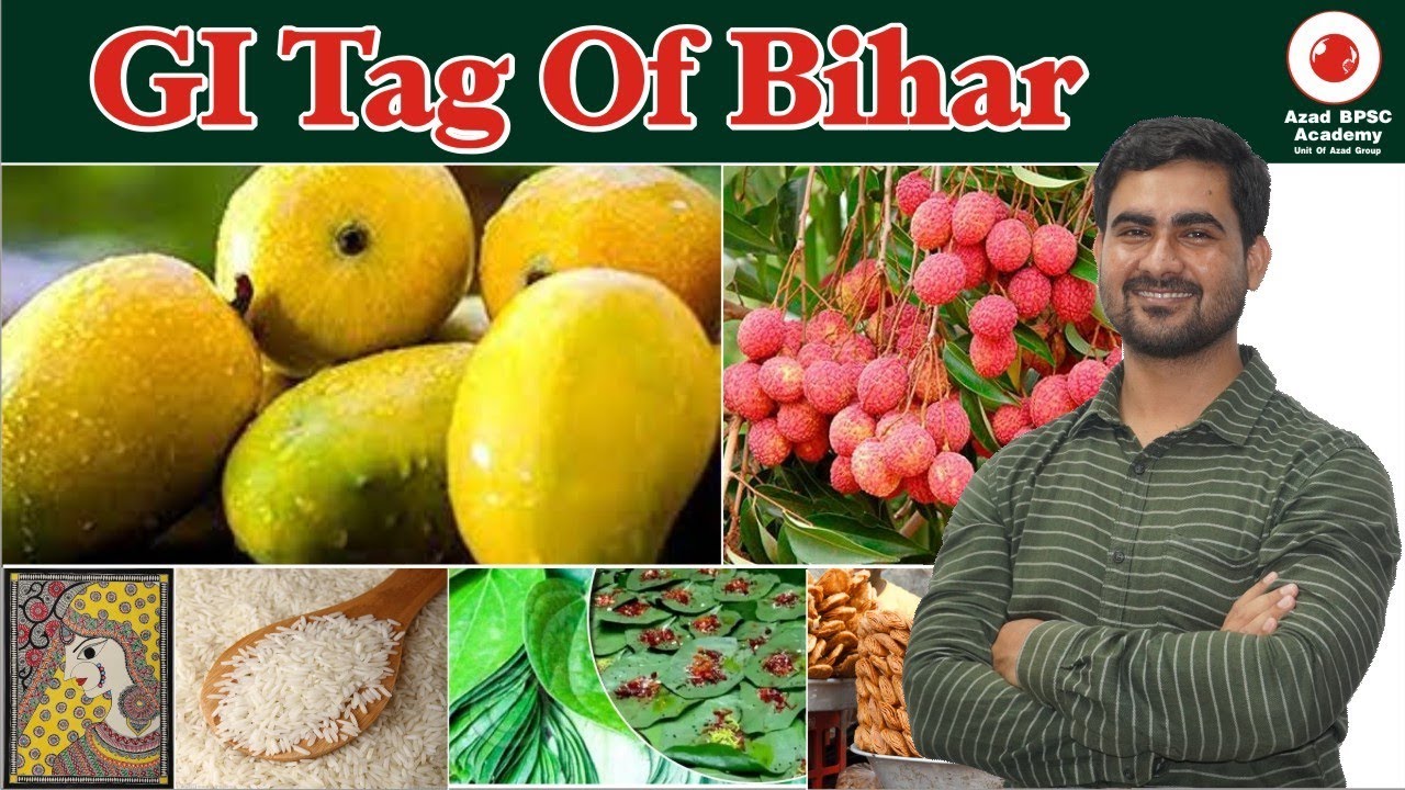 GI tags of Bihar || Bihar current Affairs - YouTube