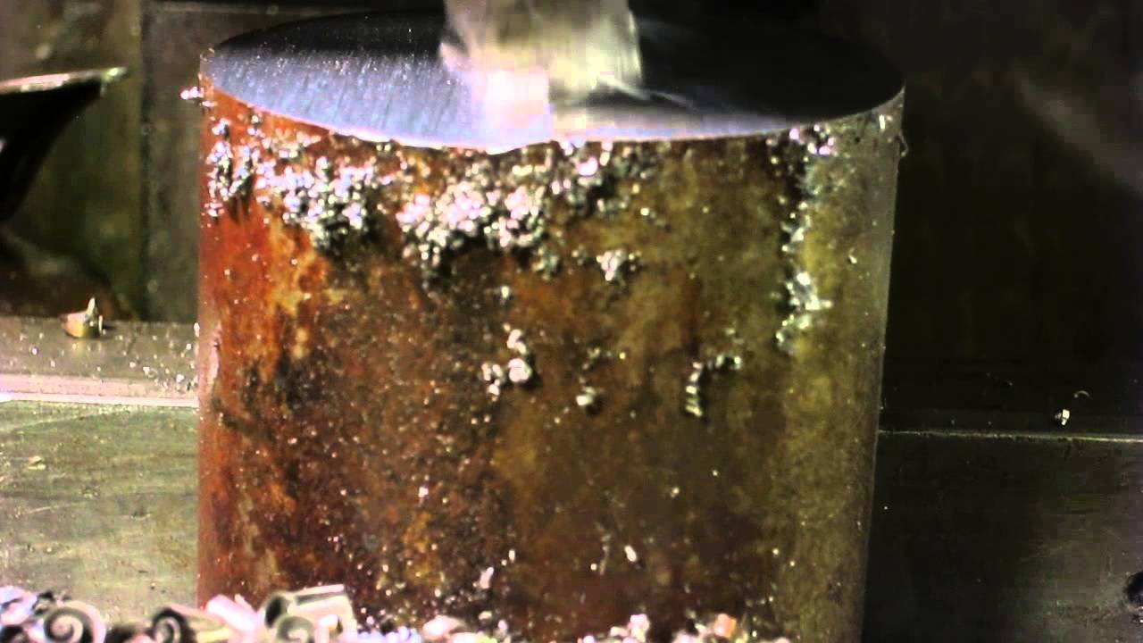 Sheldon 12 Inch Shaper cutting gummy steel... - YouTube