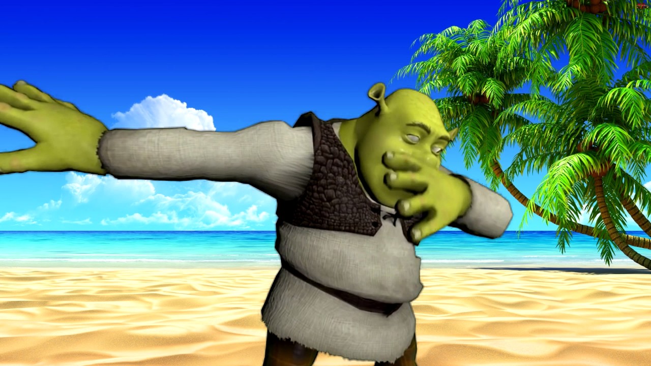 we are number one but the entire video is shrek dabbing once - YouTube