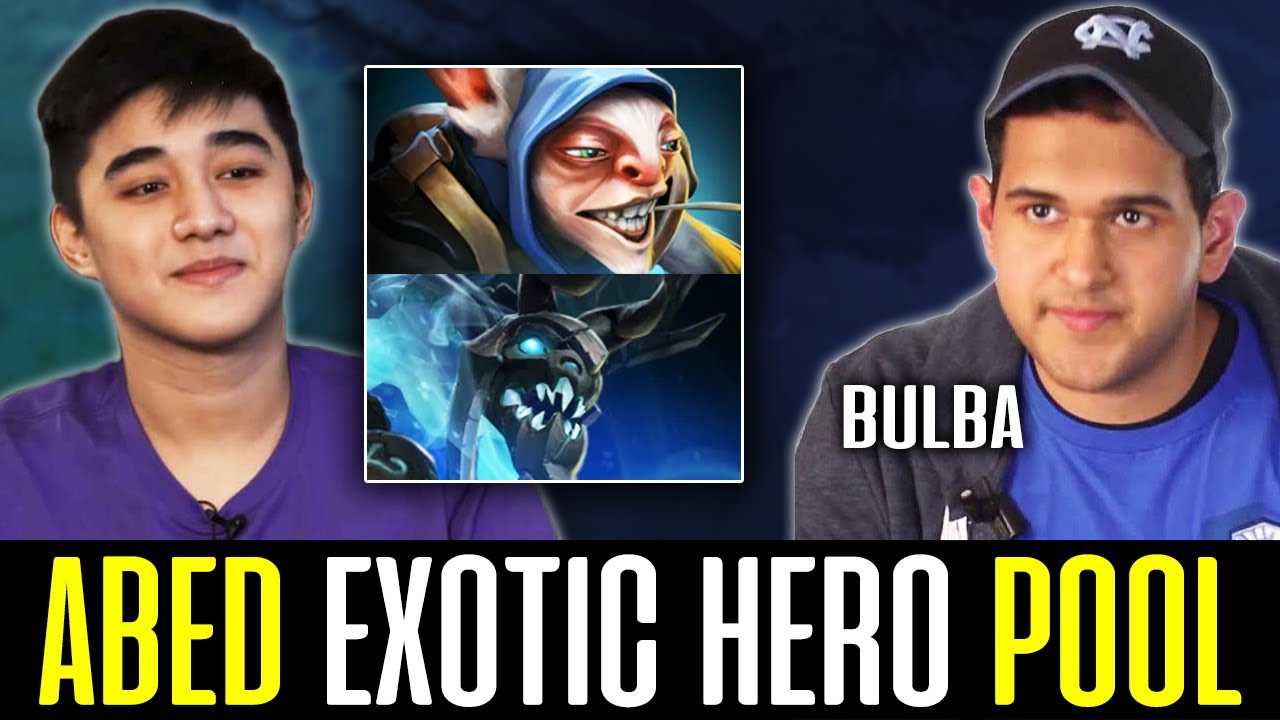 ABED showing to BULBA his REAL "HERO POOL" DOTA 2 - YouTube