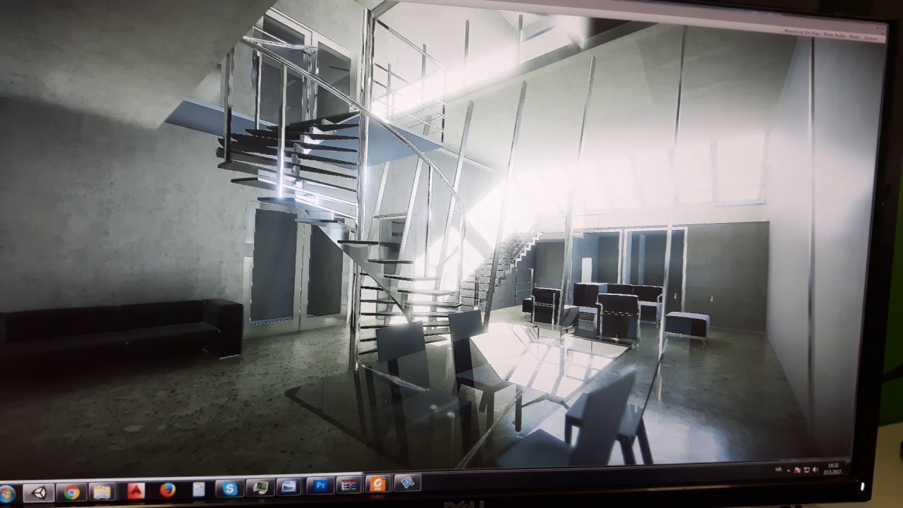 Unity3D real time interior test - YouTube