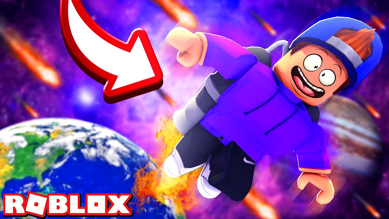 Flying to OUTER SPACE with my LEGENDARY JETPACK! | Roblox Jetpack ...