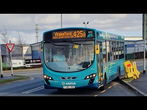 🎭🎭*Bad dif* Arriva Yorkshire 1476 YJ62 JOA Pulsar - YouTube