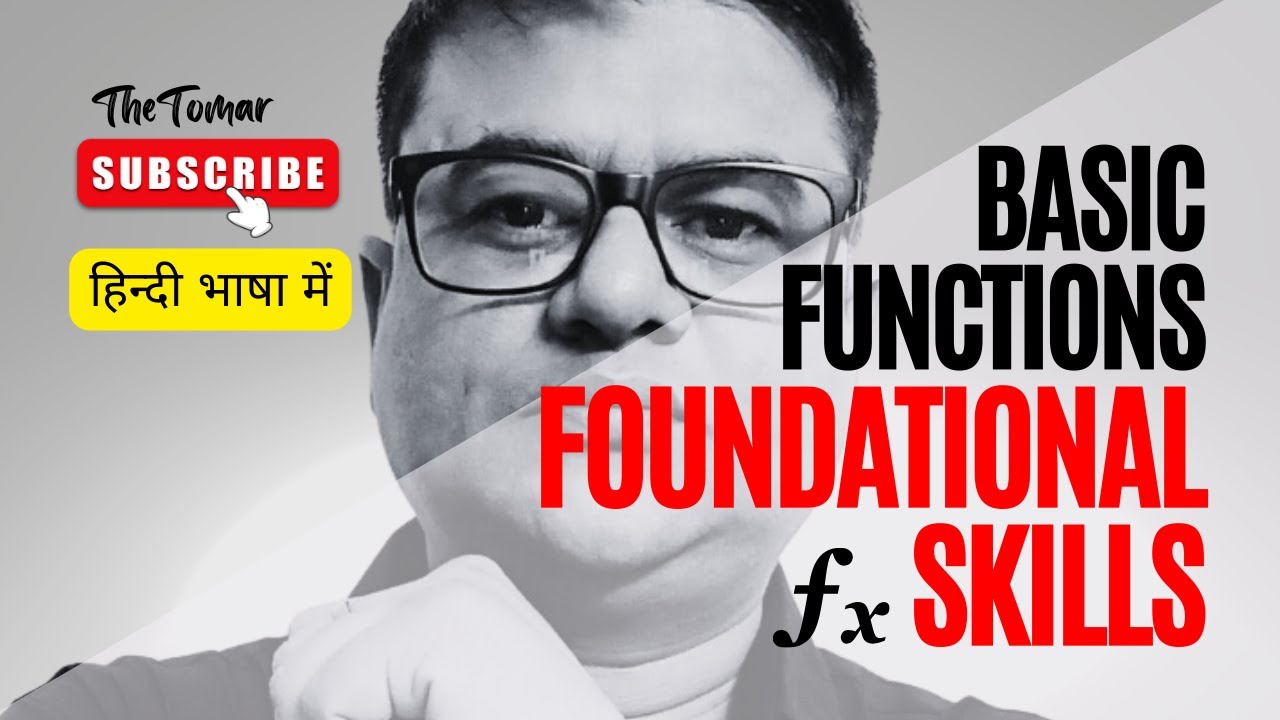 🧮 Excel Basic Functions Sum Count Average Min Max Countif And