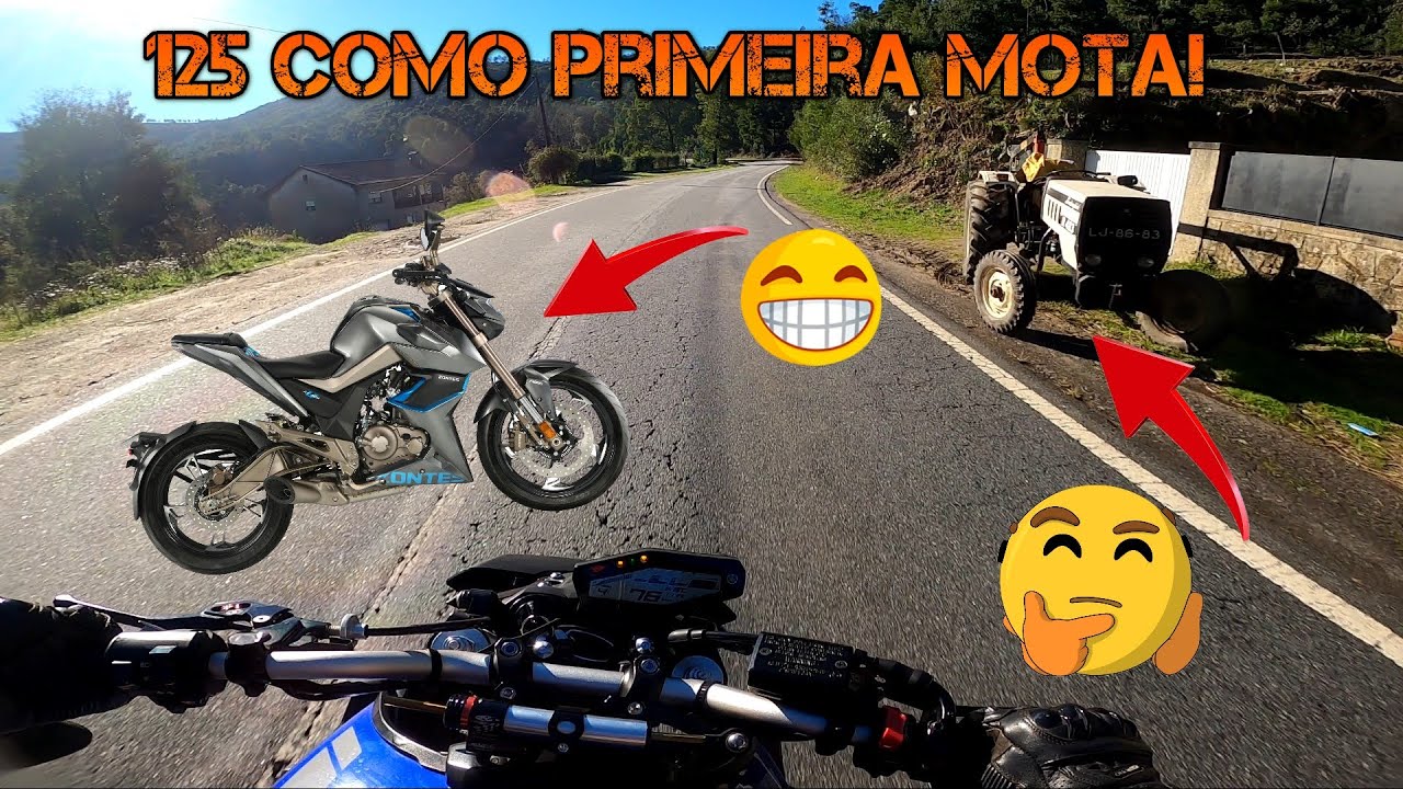 125 como primeira MOTA! 👌 😎 #motovlog #video #bike - YouTube