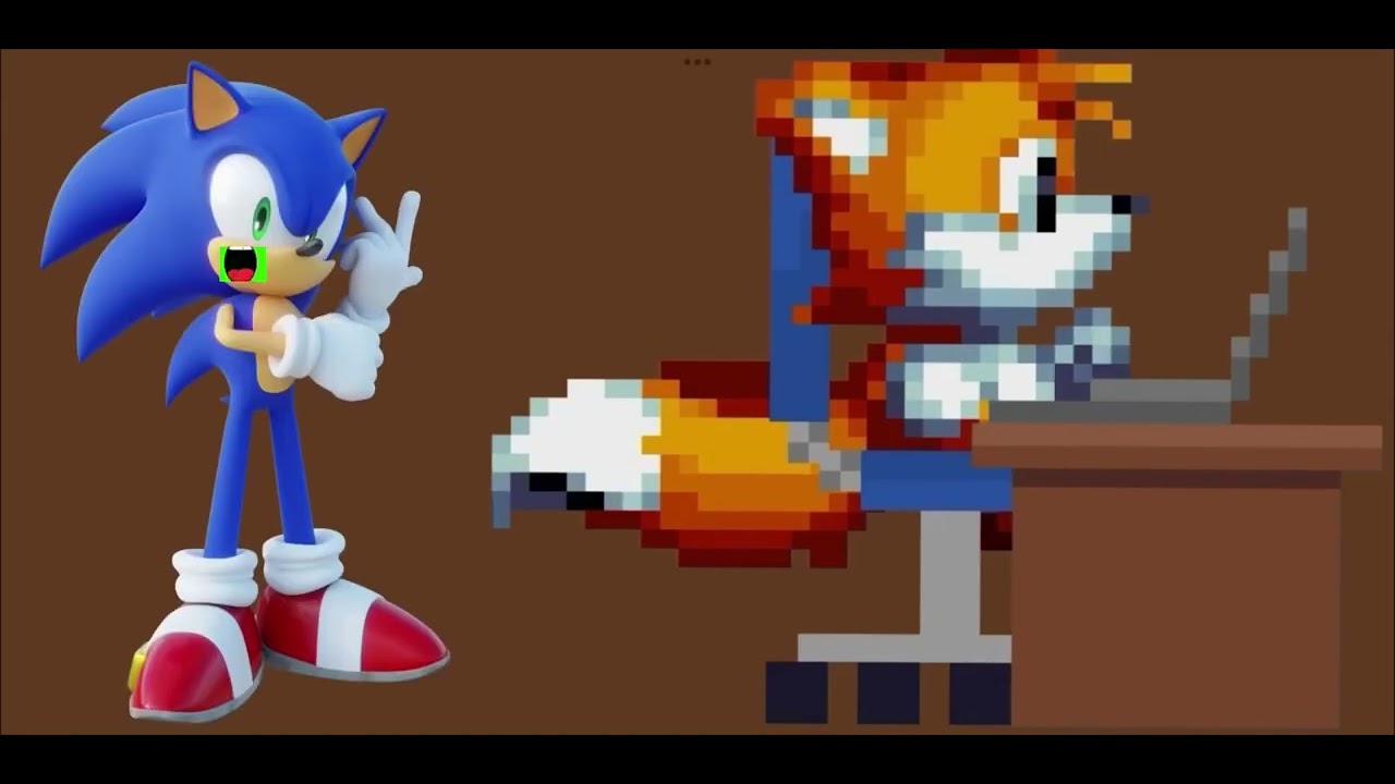 Tails is watching videos for kids - YouTube