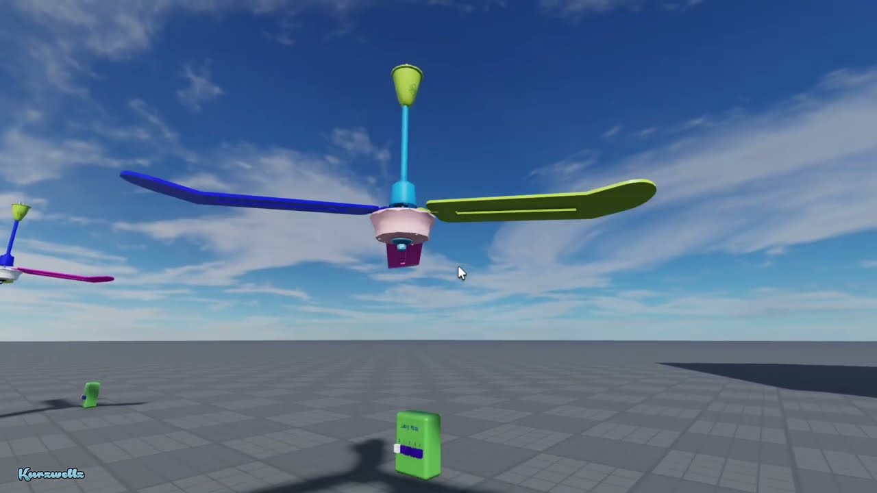 Roblox Ceiling Fan House, Super Wobbly Ceiling Fan Completion Video ...