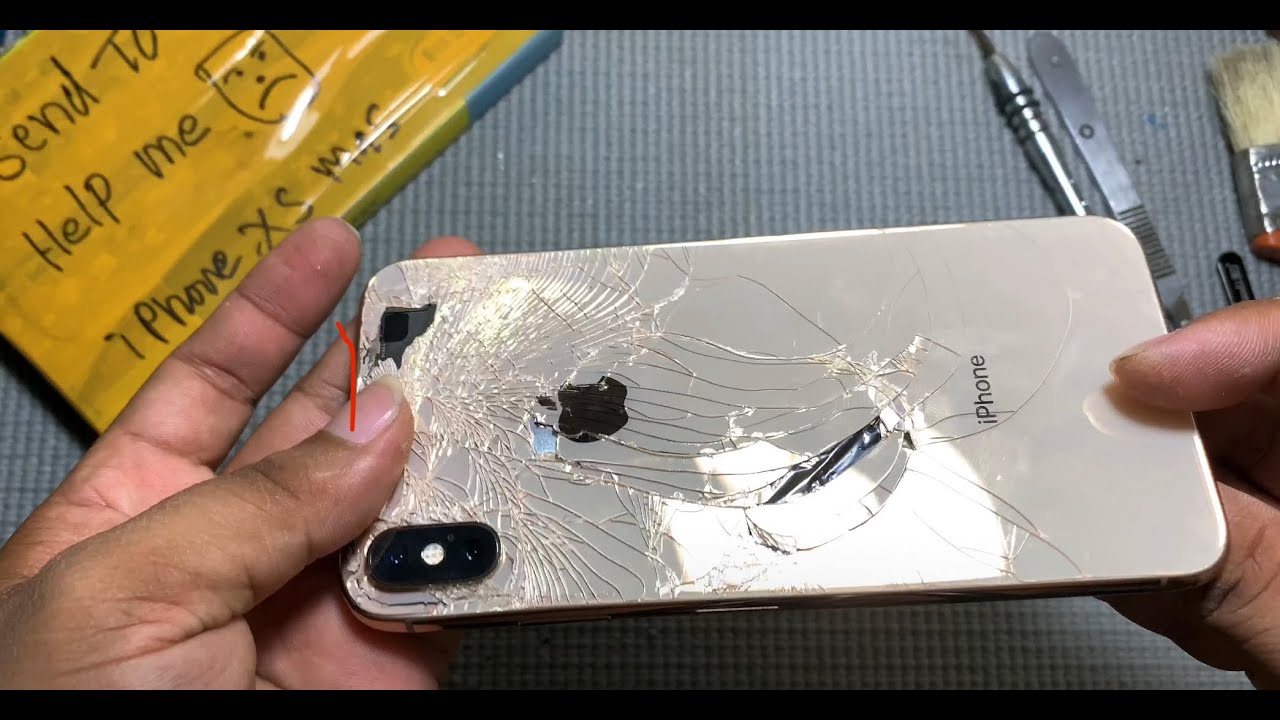 Restore iPhone Xs Max Broken Phone | Restoration Destroyed Phone ...