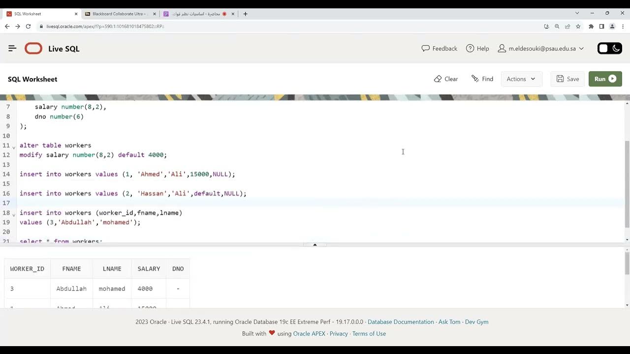 07 - | Lab | - |عملى أساسيات قواعد البيانات 2023| - Insert - Update - Delete Statements - YouTube