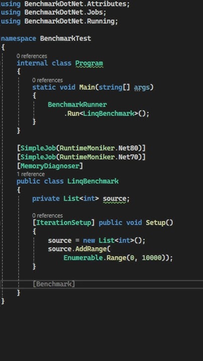 Is Net 8 Slow Linq Where Benchmark Csharp Dotnet Csharpprogramming Csharptutorial 