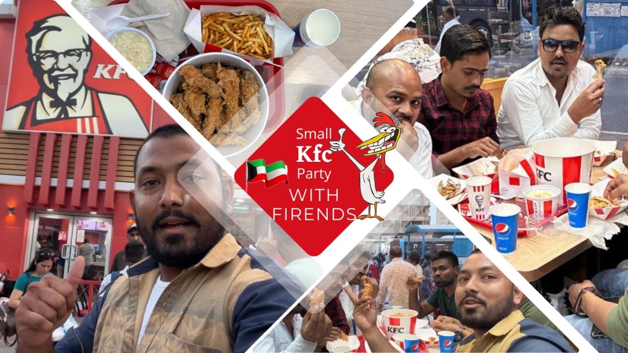 நண்பர்களோட செம்மையான விடுமுறை KFC விருந்து small KFC party with friends ...