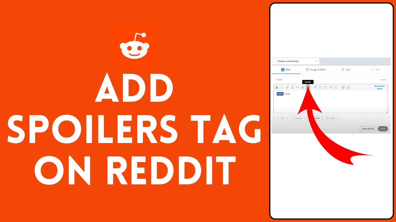 How to Add Spoilers Tag on Reddit - YouTube