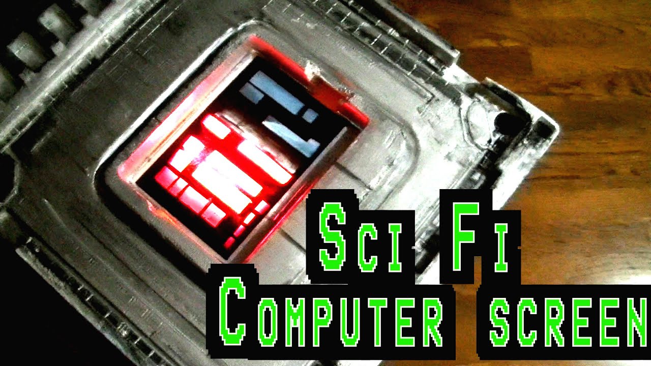 computer spaceship computer prop - YouTube