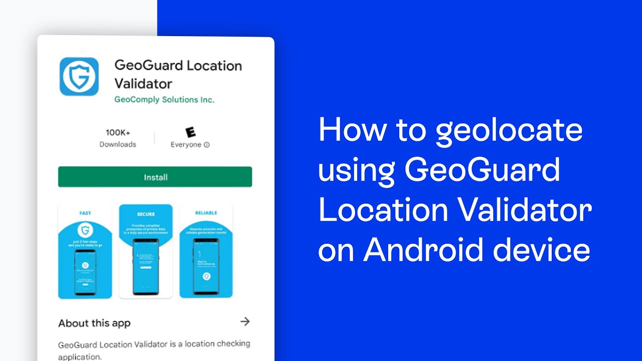 How to geolocate using GeoGuard Location Validator on Android device ...