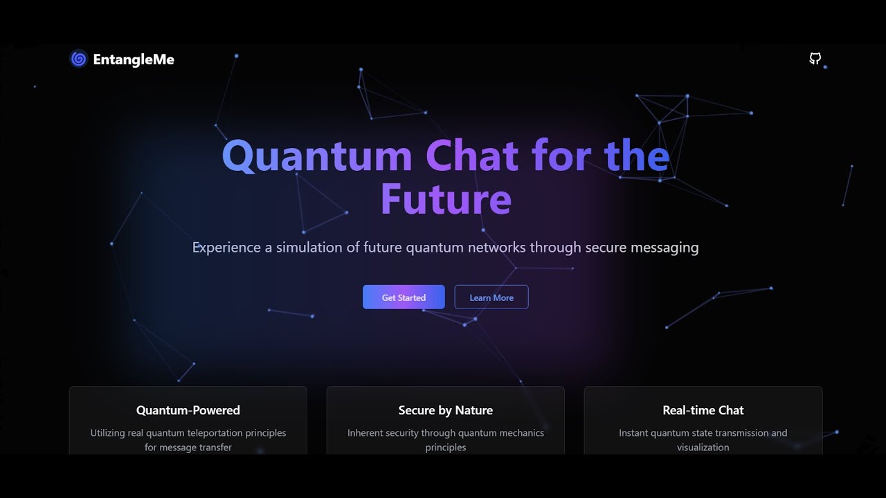 🌀 EntangleME – Quantum Teleportation Chat App | Built with Qiskit to ...