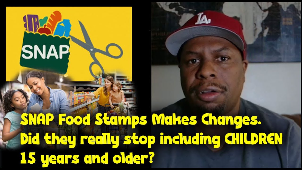 SNAP Food Stamps Makes Changes. Did they really stop including children ...