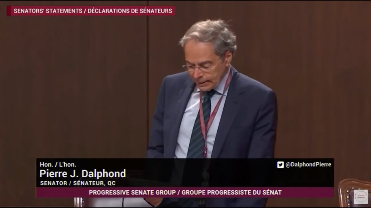 Senator Dalphond on systemic racism against Indigenous women & girls ...