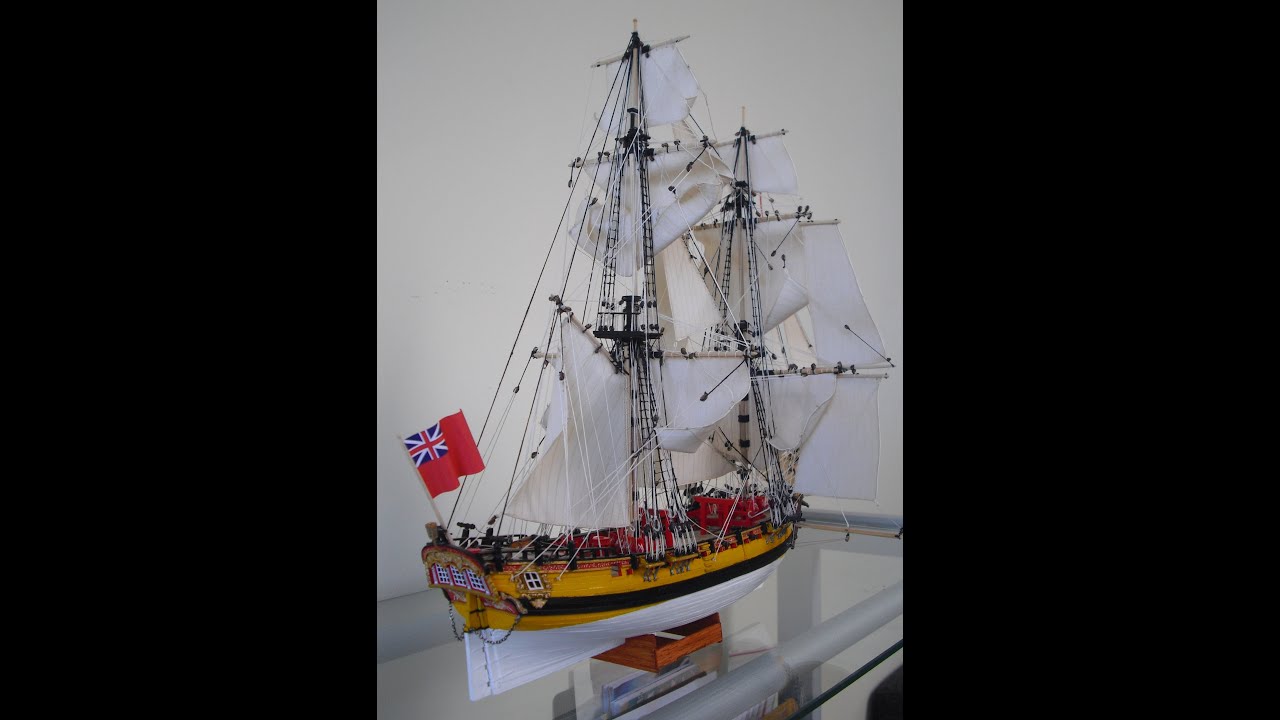 HMS Wolf - wyd. Shipyard (model kartonowy paper model) - YouTube