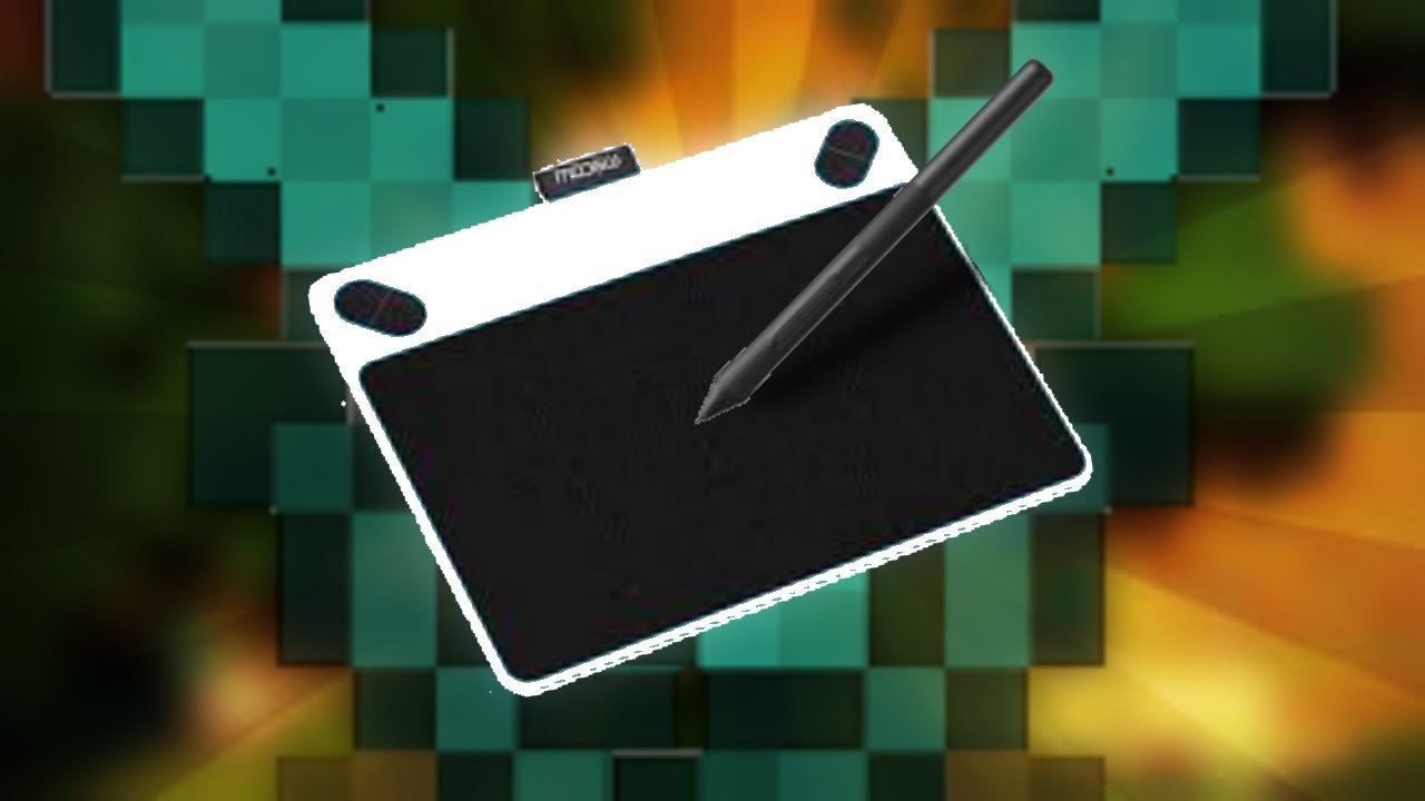 Playing Minecraft with a drawing tablet [don't try this at home] - YouTube