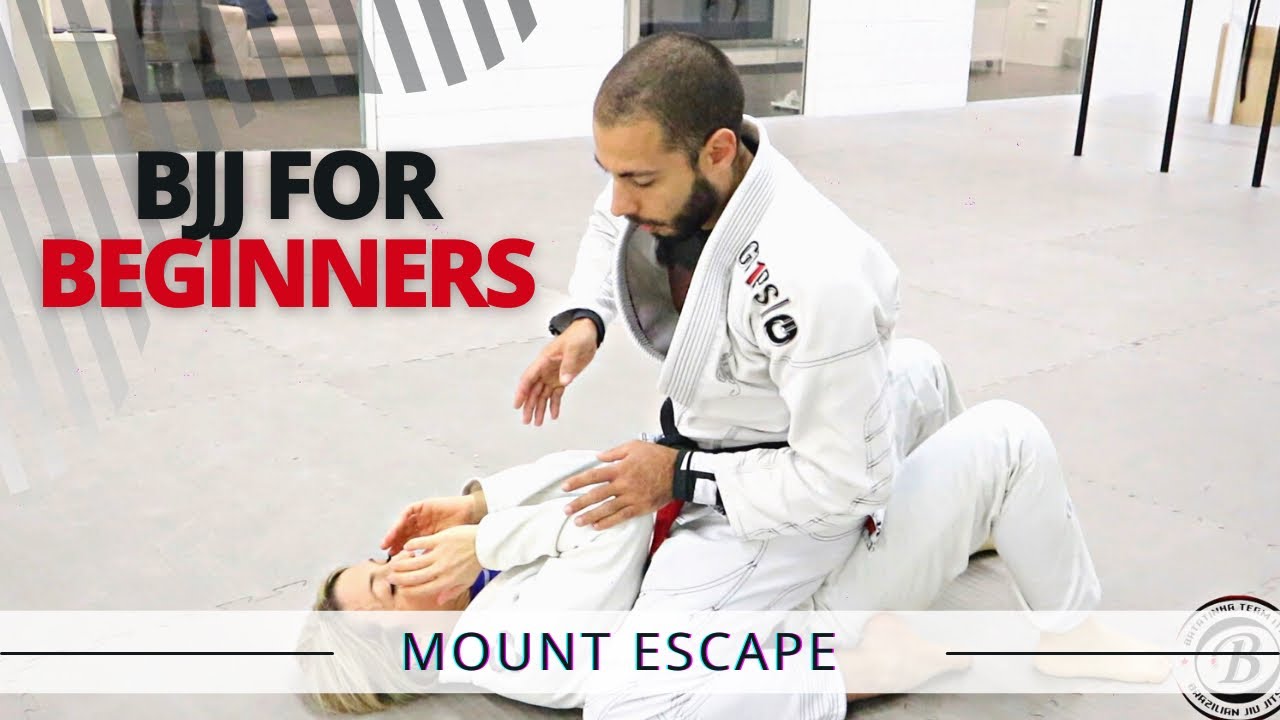 BJJ for BEGINNERS - Mount escape / jiu jitsu per principianti #2 - YouTube