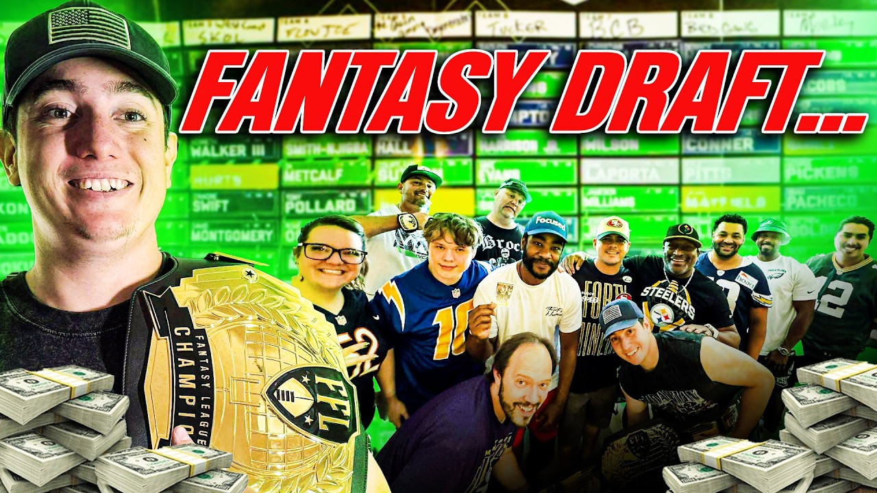 Fantasy Football Draft: How To Host IN PERSON Party? - YouTube