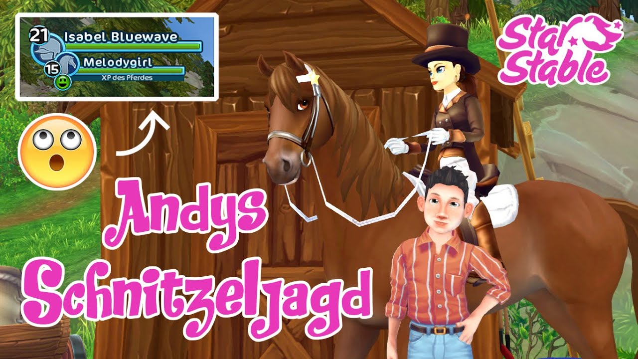 Star Stable [SSO] Andys Schnitzeljagd und neues Spielerlevel - YouTube