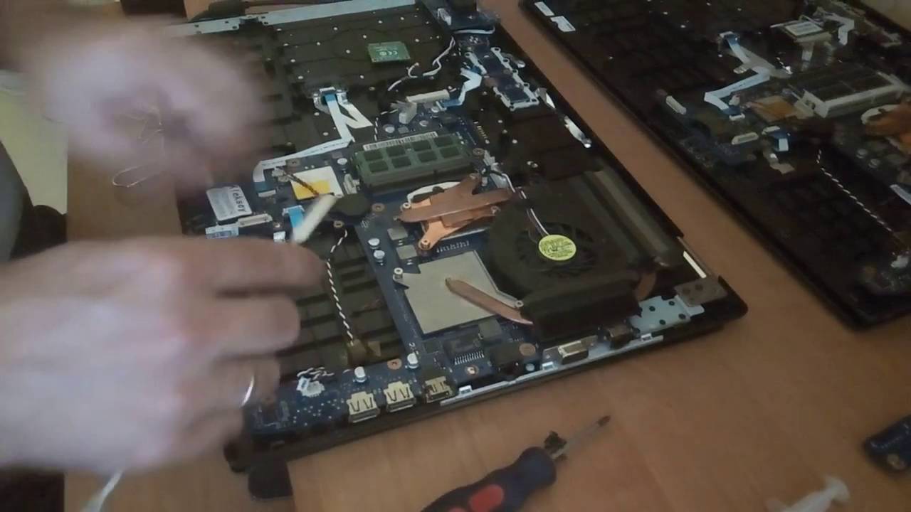 Материнская плата Samsung RF710, распаковка и тестирование Видео №2 ...