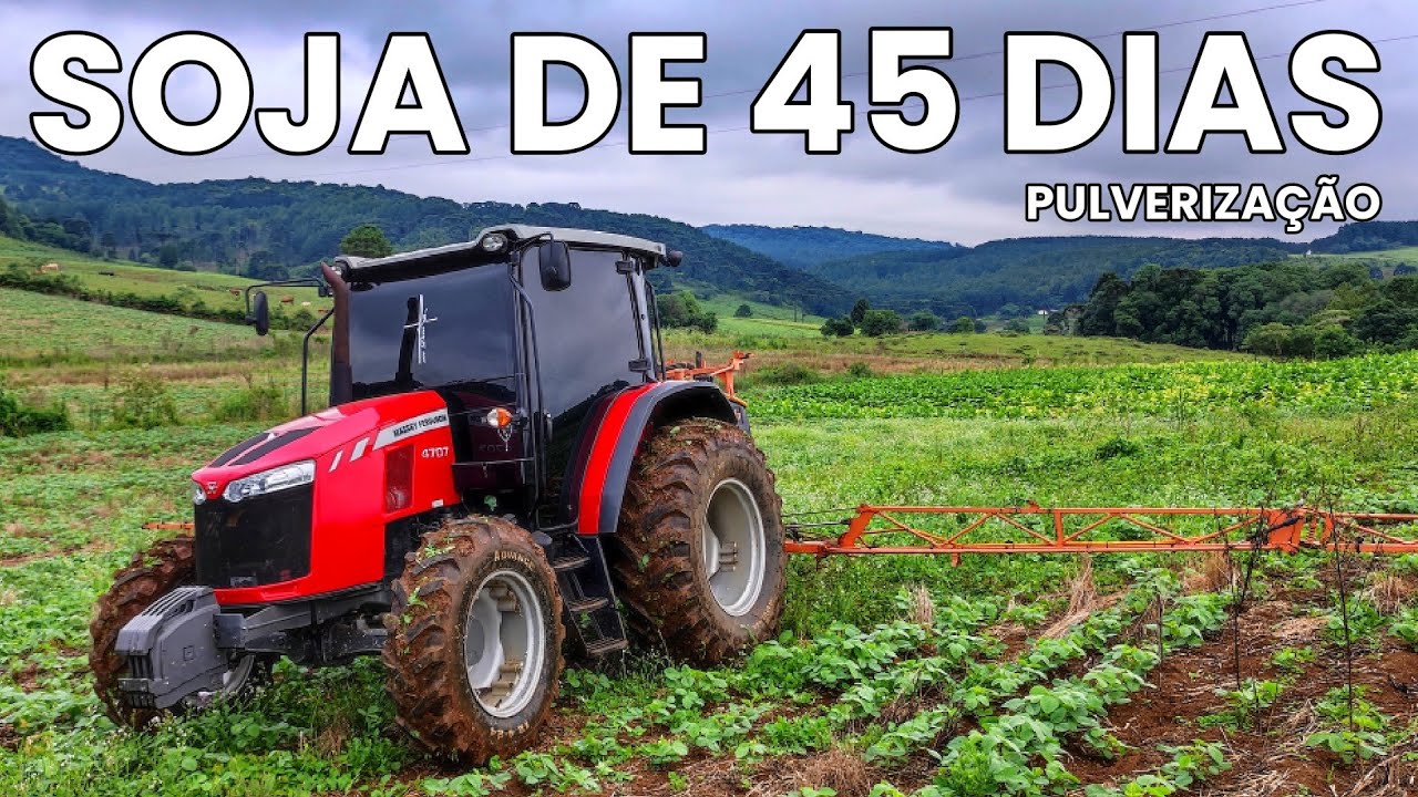 Pulverizando Soja Convencional (NIDERA 5909) - YouTube