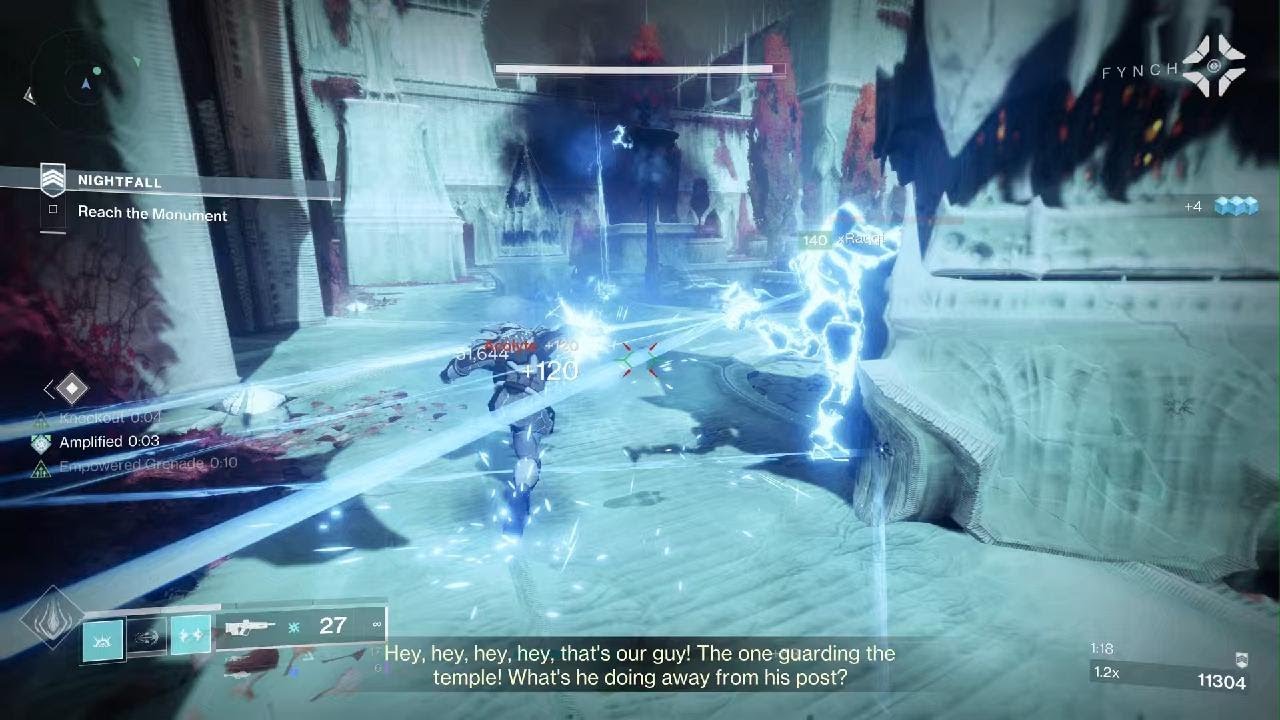 Destiny 2 arc titan lightblade nightfall - YouTube