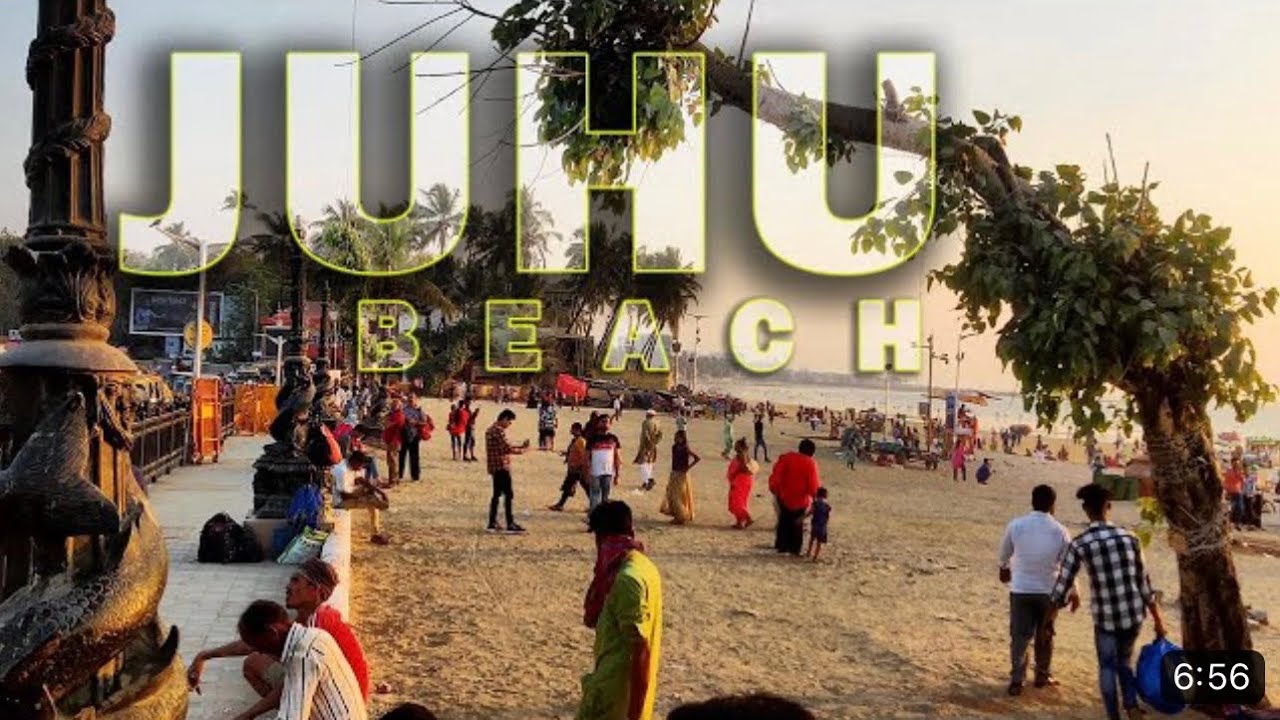 JUHU BEACH MUNBAI || Morning views Juhu Beach || 😎😎 - YouTube
