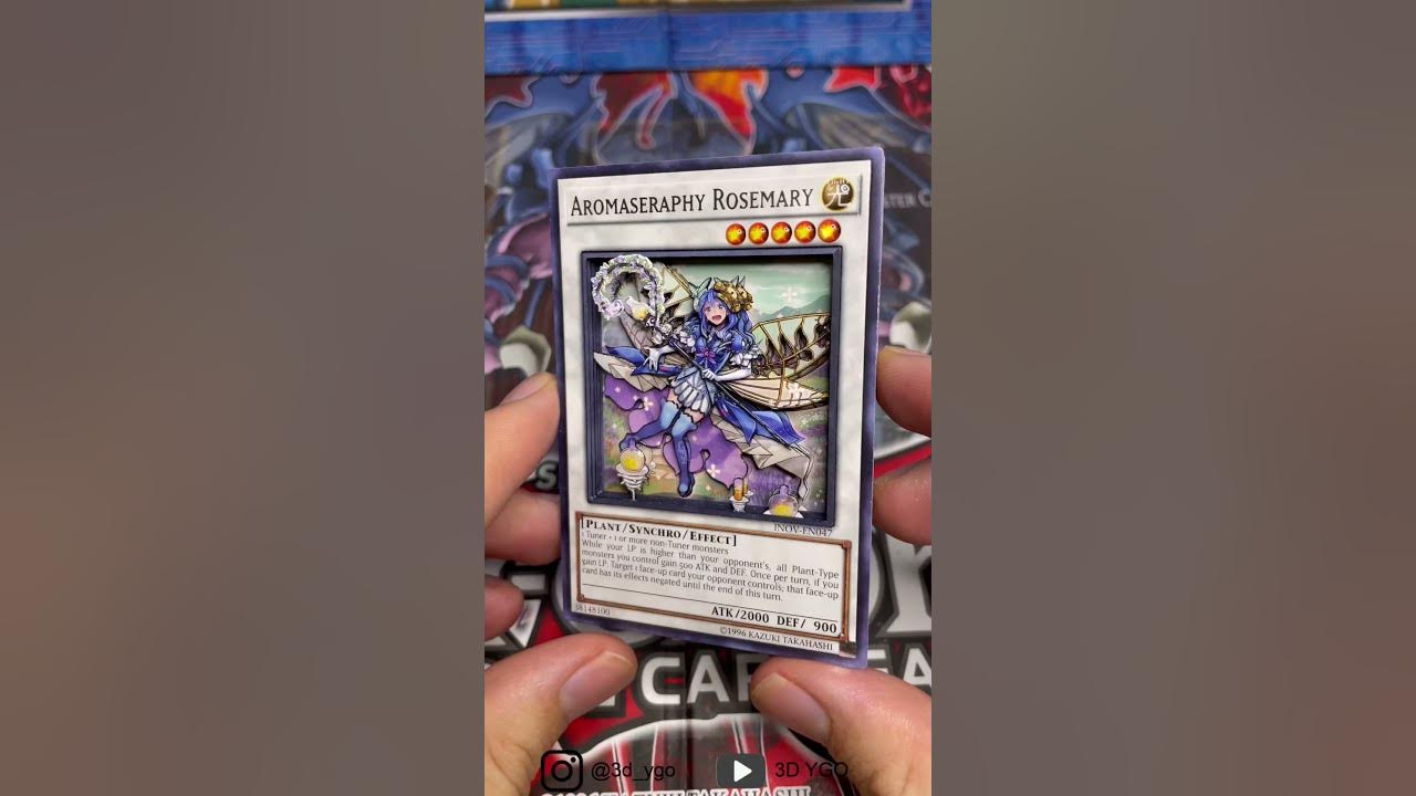 3d Aromaseraphy Rosemary Yu Gi Oh Shadowbox Card Shorts Youtube