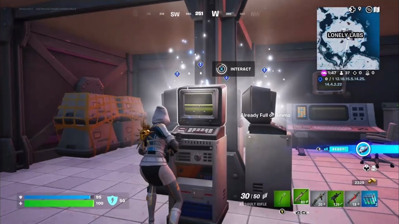Fortnite Encrypted Cipher Quest 2/3 Lonely Labs - YouTube