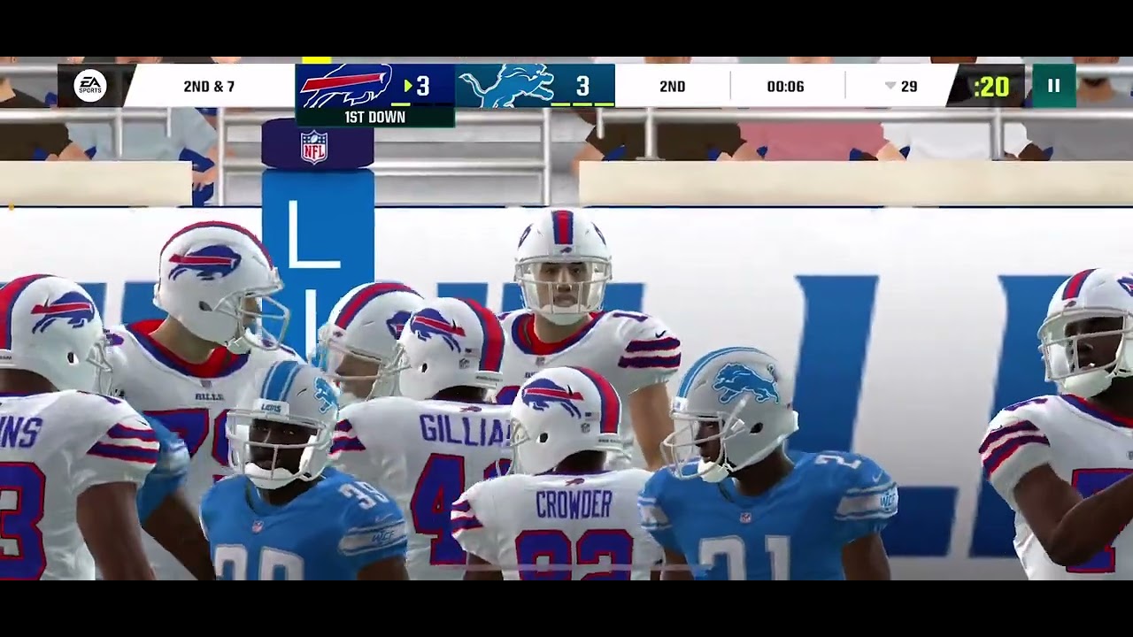 INSANE ENDING!!!!!! Madden Mobile Detroit Lions Franchise Mode!!!! Week ...