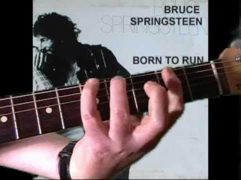 BORN TO RUN by Bruce Springsteen : PART 1 of guitar tablature demo ...