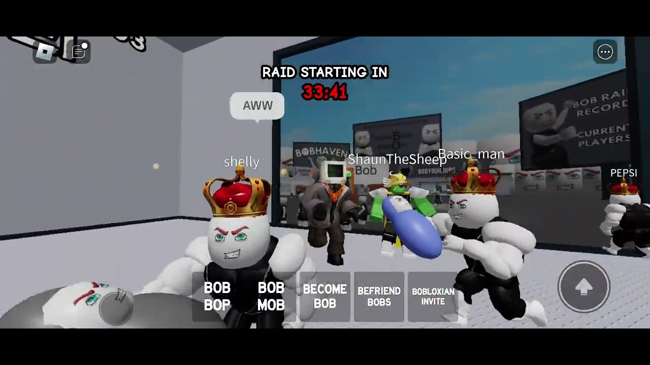 roblox:bob mob raids (bad vid ngl) - YouTube