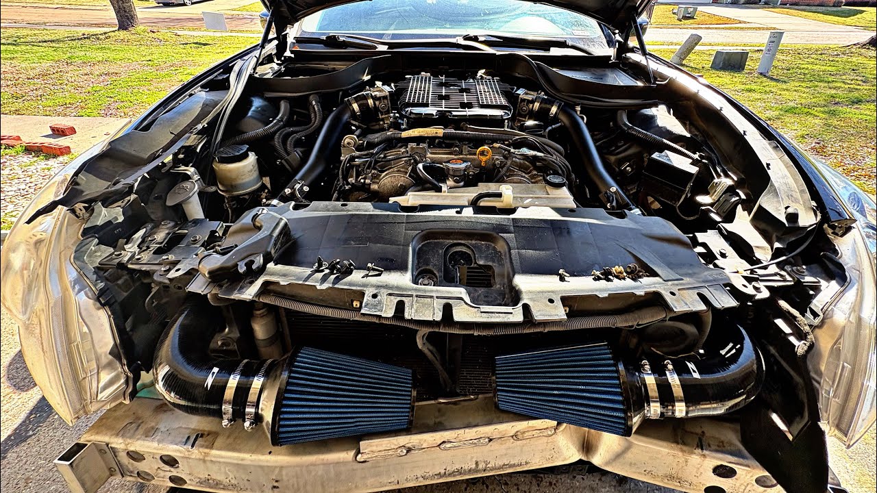 INSTALLING COLD AIR INTAKES ON G37 - YouTube