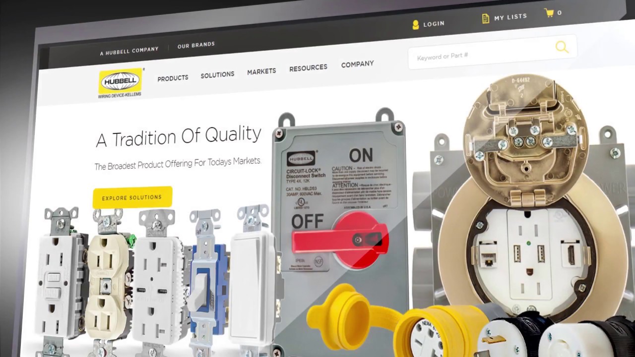 Wiring Device-Kellems : One Hubbell Web Launch - YouTube