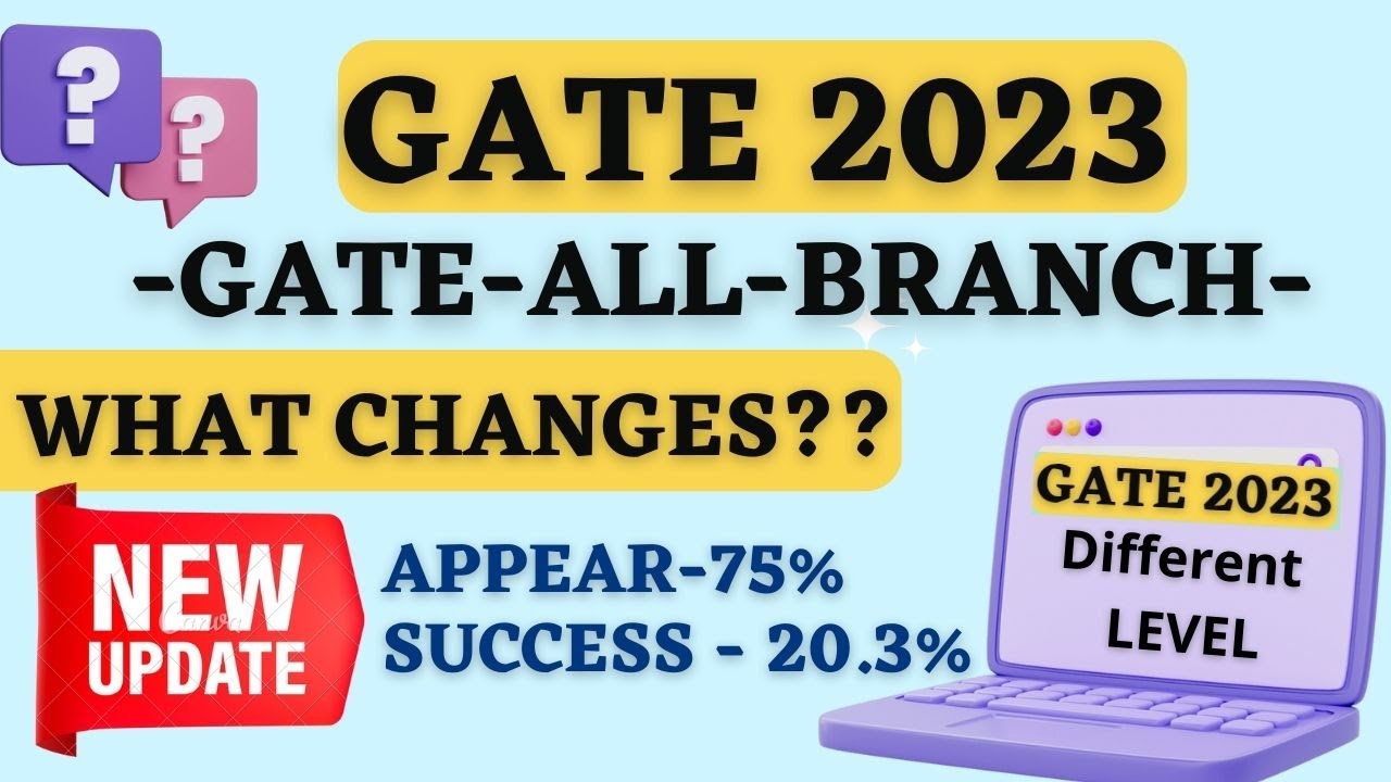 GATE 2023 What's Change? | GATE 2023 Registered Students? #gate_2023 # ...