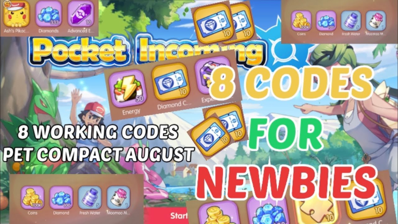 MEGAMON CODE: GACHA 8 CODES POCKET INCOMING 8 FREE GIFT CODES 2022 ...