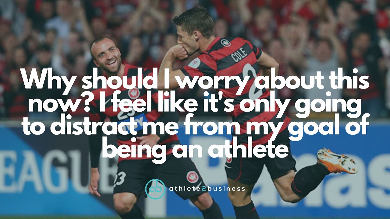 Why should I worry about this now? It's only going to distract me from ...