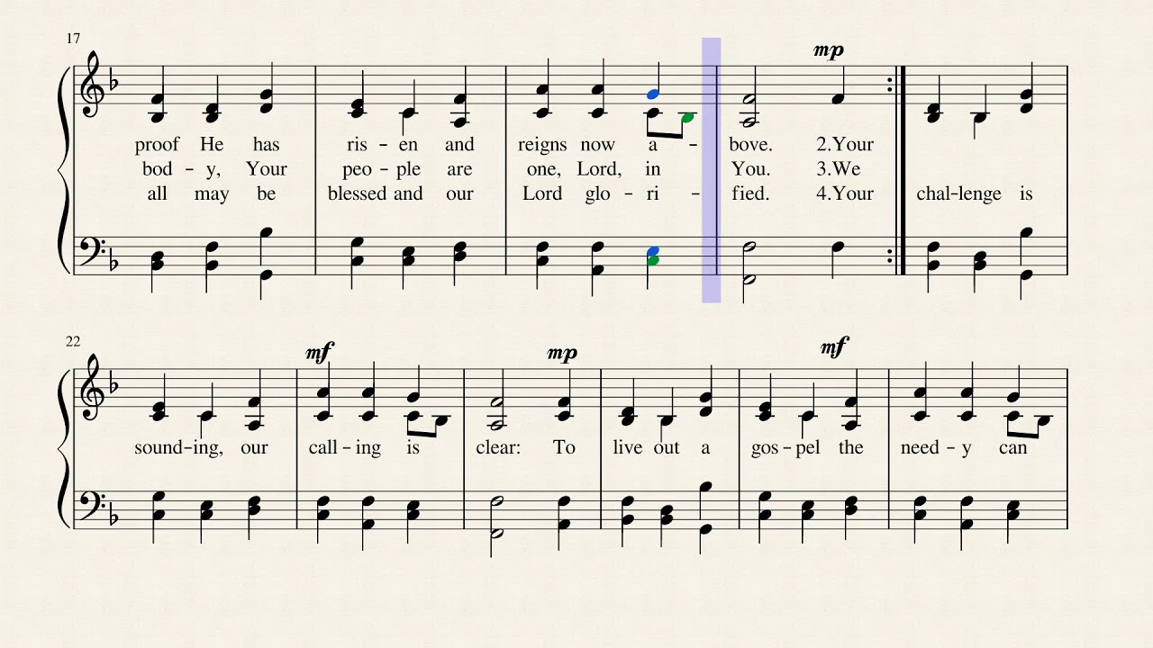 Pentecost Hymn (ST. DENIO) by Welsh Hymn Tune - YouTube