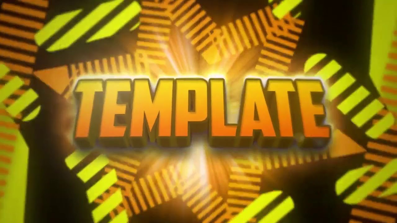 Free Awesome Orange 2D Template - Ae - YouTube