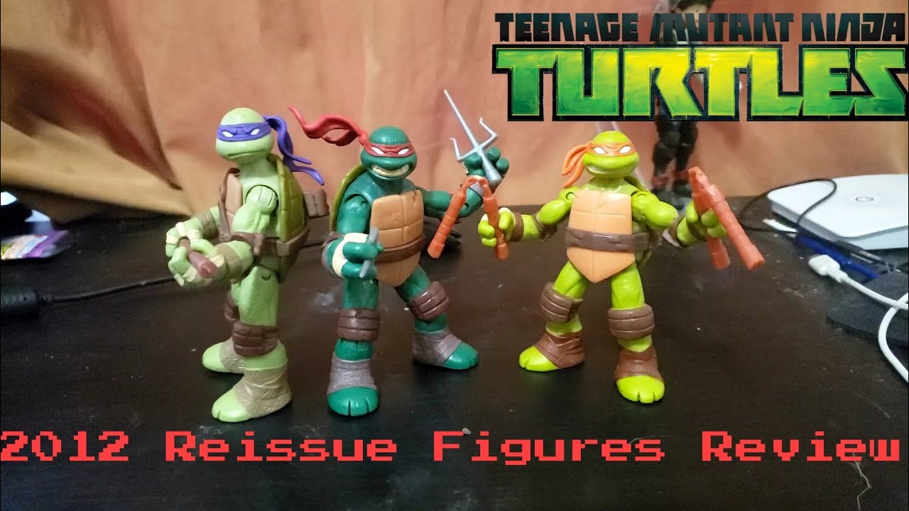 TMNT 2012 Reissue Figures Review - YouTube