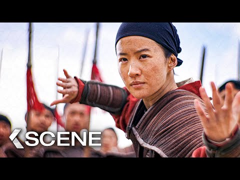 Mulan Fights Chen Honghui Extended Scene - MULAN (2020)