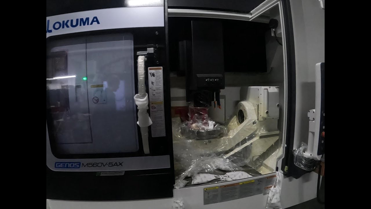 NEW OKUMA M560V-5AX DELIVERY!!! - YouTube