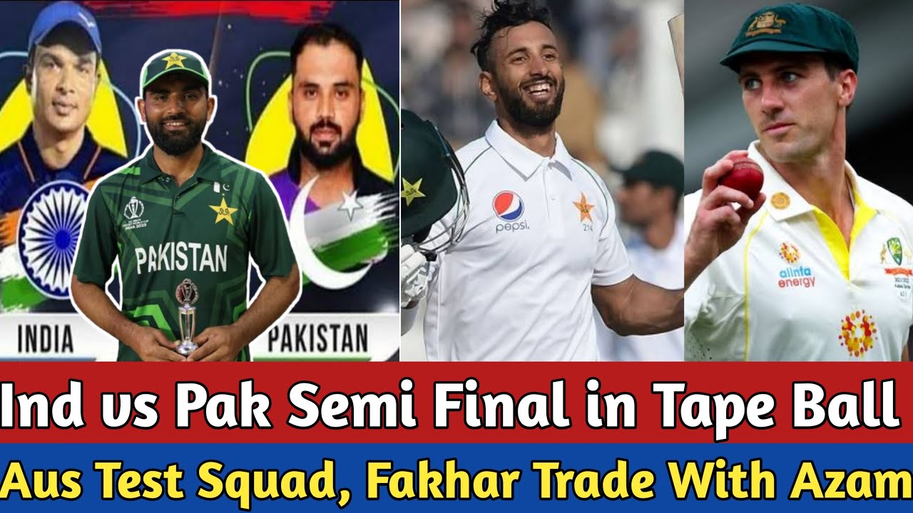 Australia Test Squad for Pakistan | India vs Pakistan Semi Final in ...