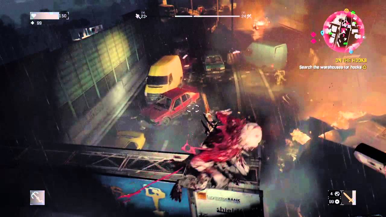 Dying Light best spot for killing night crawlers - YouTube