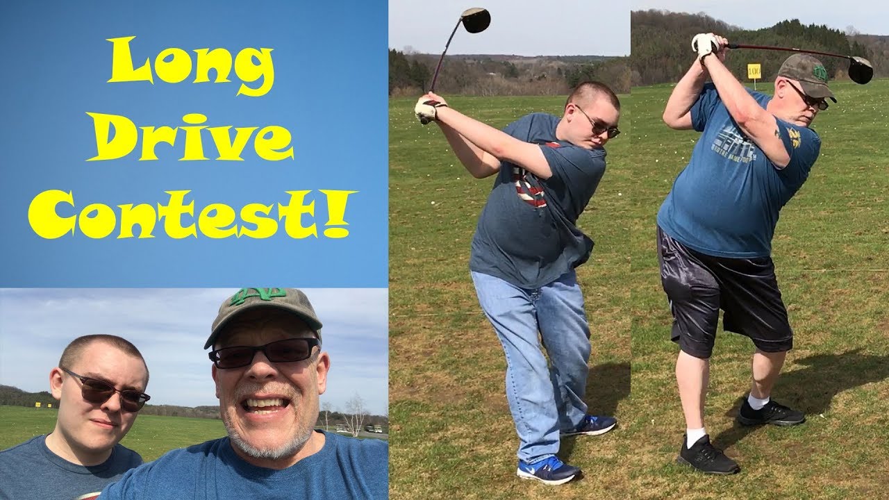 LONG DRIVE CONTEST! - HUH! HUH! HUH! I SAID "LONG"! 😀 - YouTube