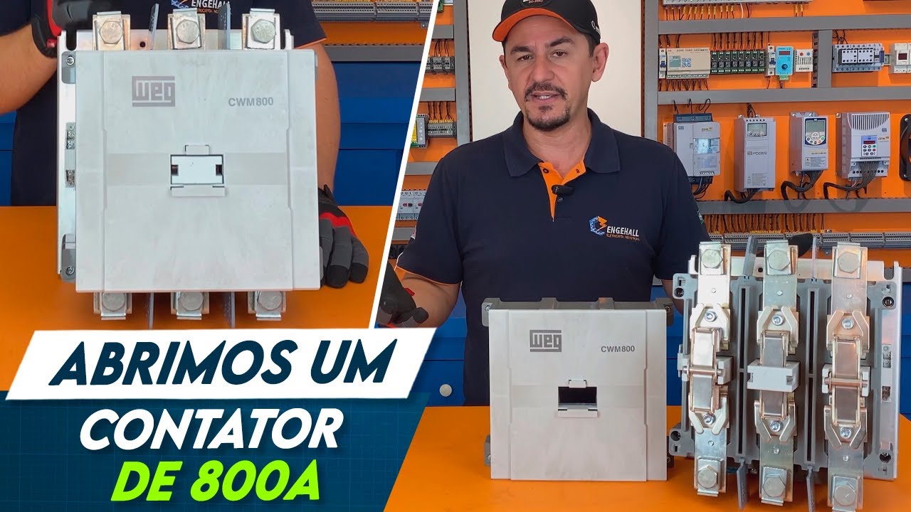 💪CONHECENDO um CONTATOR de 800A na PRÁTICA - YouTube
